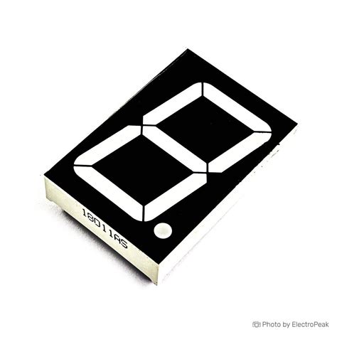0 56 Inch Red 1 Digit 7 Segment Common Cathode Led Display Ktechnics