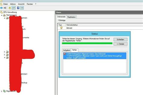 Dfs On New Server Access Denied On Target Folder Windows