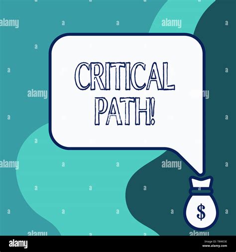 Handwriting Text Writing Critical Path Conceptual Photo Sequence Of Stages Of A Project