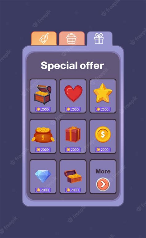 Premium Vector Mobile Game Store User Interface Ui Ux