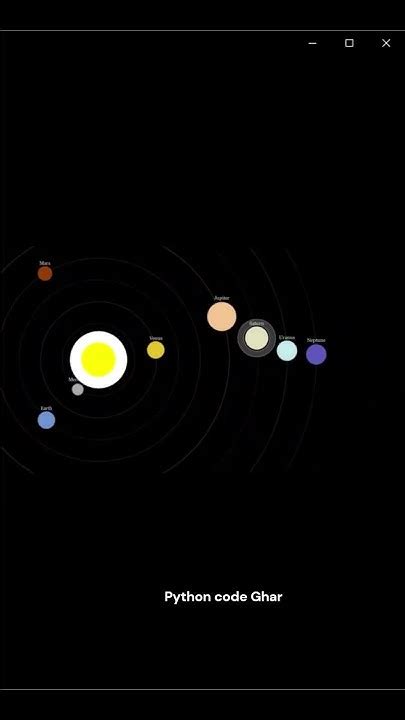 Solar System 🌞 🌎 🌝 Design Powerofpython Pythonaiandml Html Css