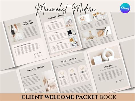 Client Welcome Packet Template New Client Service Guide Virtual Assistant Welcome Packet