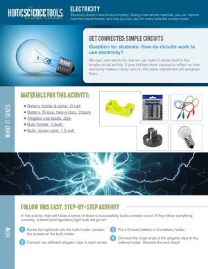 Simple Circuits Activity Electricity Science Project