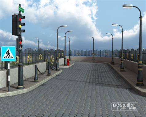 City Roads Daz 3d