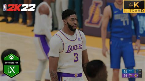 Dallas Mavericks Vs Los Angeles Lakers Nba 2k22 Gameplay Xbox Series
