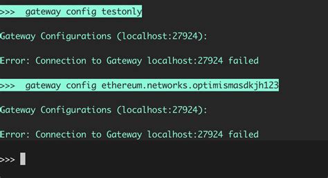 Gateway V2 Typo Or Invalid Config Would Return An `error Connection To Gateway Failed