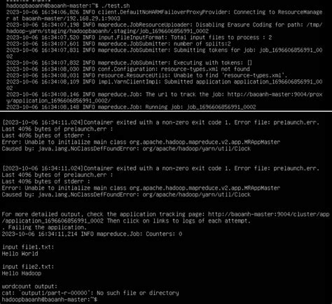 Mapreduce NoClassDefFoundError Org Apache Hadoop Yarn Util Clock