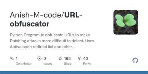 Github Anish M Codeurl Obfuscator Python Program To Obfuscate Urls