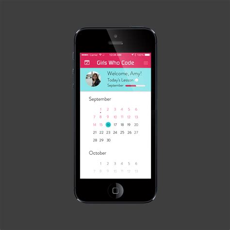 Girls Who Code Calendar On Behance