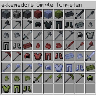 Akkamaddi S Simple Tungsten Minecraft Mods CurseForge