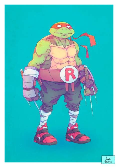 Raph Redesign Vicente Valentine Teenage Mutant Ninja Turtles Art Tmnt Ninja Turtles