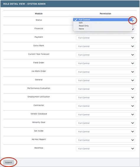 Edit Permissions Of A Role