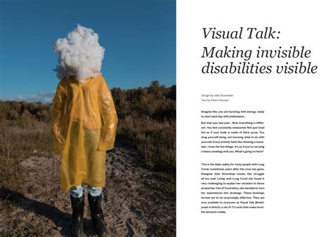 A New Column Article By Pieter Desmet Visual Talk Making Invisible