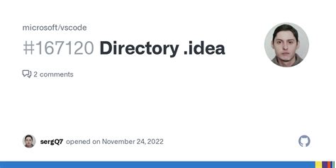 Directory Idea · Issue 167120 · Microsoftvscode · Github