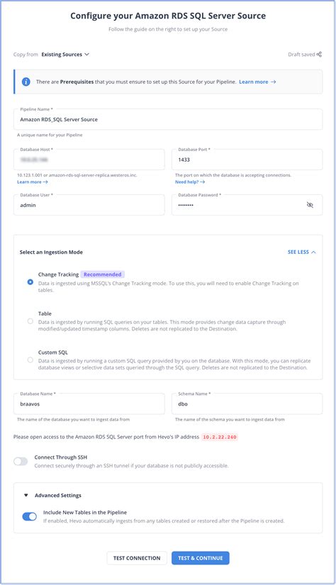 amazon rds sql server hevo data
