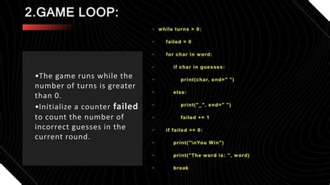 Python Projet Faizan Ppt Python Game Projects PPTX