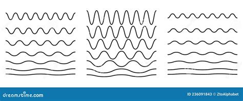 Wave Zig Zag Line Pattern Element Stock Illustration Illustration Of Abstract Curvature