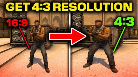 how to play cs go in 4 3 stretched resolution 2023 youtube