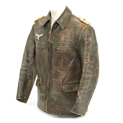 Original German Wwii Luftwaffe Officer Oberstleutnant Leather Flight