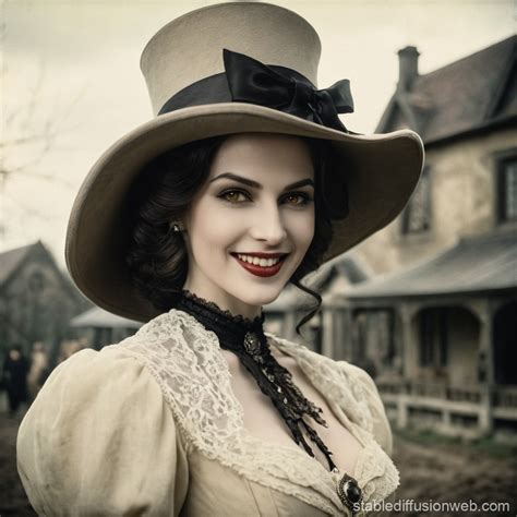 Vampiress Lady Dimitrescu From Resident Evil Stable Diffusion Online