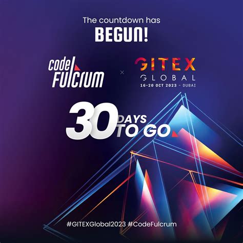 Codefulcrum On Linkedin Gitex2023 Countdowntoinnovation