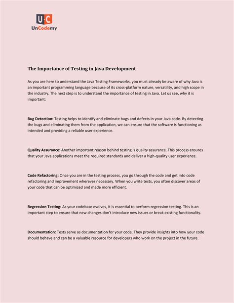 The Ultimate Guide To Java Testing Frameworkspdf
