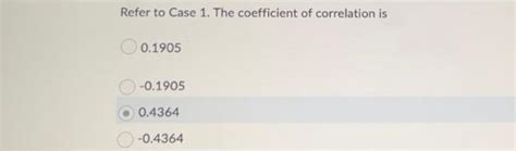 Solved Case 1 The Following Information Regarding A