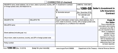 Form 1099 Sb What It Is And How To Use It