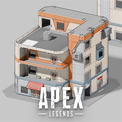 E District Buildings Apex Legends Vladimir Mokry Commercial