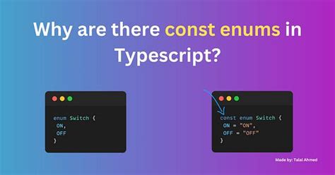 Learn About Const Enums In Typescript Talal Ahmed Posted On The Topic