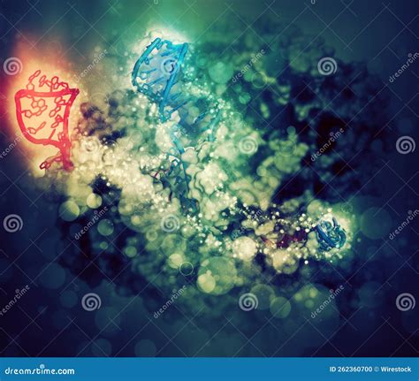 Crispr Cas9 Gene Editing Complex From S Pyogenes 3d Illustration