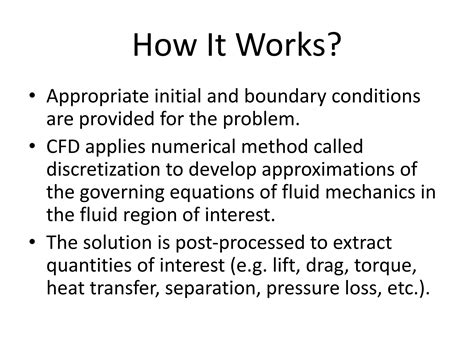 Computational Fluid Dynamics Cfd Pptx