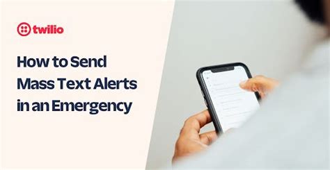 Twilio On Linkedin How To Send Mass Text Alerts In An Emergency