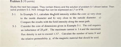 Solved Only Solve Problem 5 3 Problem 5 1 Is Already Chegg Com