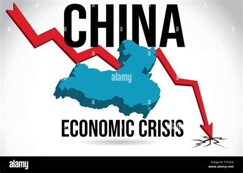 China Economy Downturn Stock Vector Images Alamy