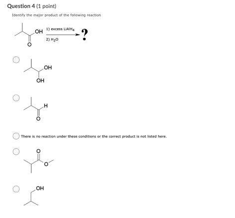 solved question 1 1 point classify the following reaction