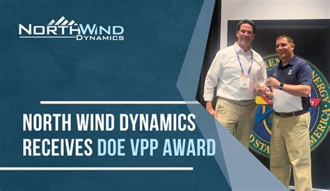 North Wind Dynamics Receives DOE VPP Award North Wind Group