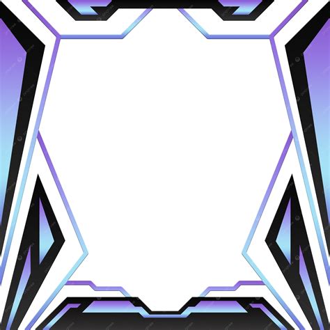 추상 게임 기술 그라디언트 배너 테두리 프레임 템플릿 게임 테두리 배너 미래의 Png 일러스트 및 Psd 이미지 무료 다운로드 Pngtree
