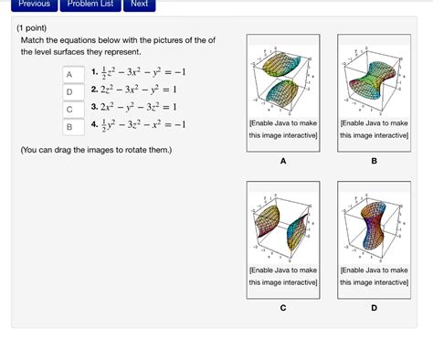Solved Previous Problem List Next 1 Point Match The Chegg Com