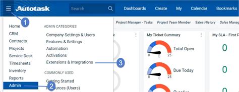 Using Your Autotask Integration