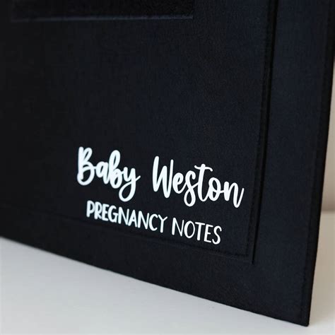 Personalised Maternity And Pregnancy Notes Folder By Pops And Dudes