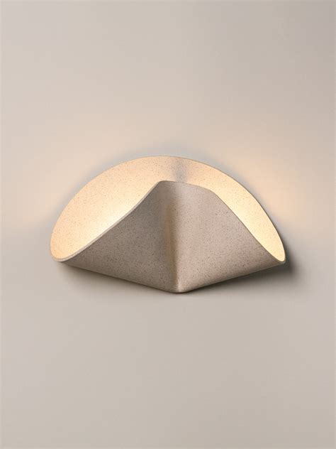 Shado Sconce Sand Sin Ceramics And Home Goods Handmade In Brooklyn