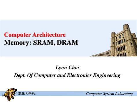 ppt computer architecture memory sram dram powerpoint presentation