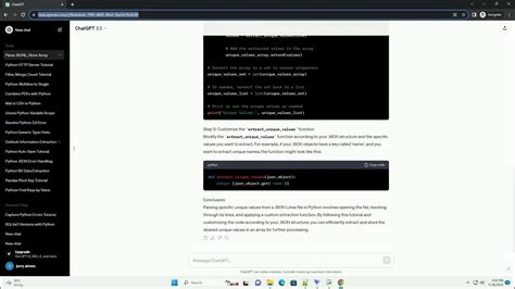 How To Parse For Specific Unique Values From A Json Lines File With