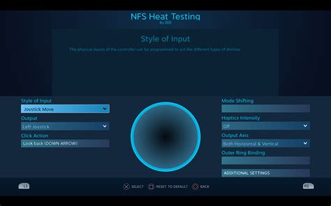 PS4 Controller Setup For NFS Heat Steam Solo