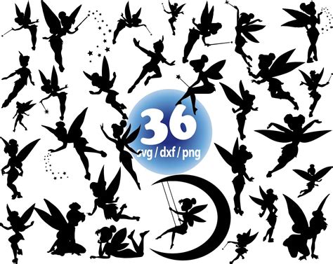 Disney Tinkerbell Svg Bundle Tinkerbell Flying Svg Tinkerb Inspire Uplift