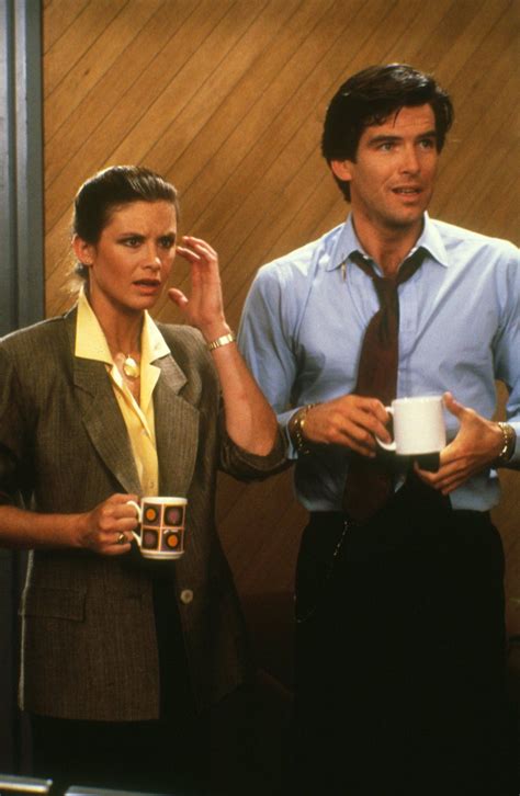 Stephanie Zimbalist And Pierce Brosnan In Remington Steele Artofit