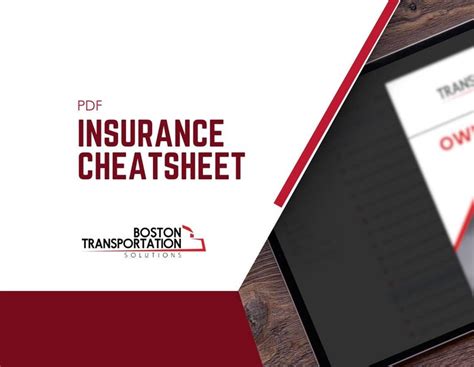 insurance cheatsheet quick reference guide for understanding coverage