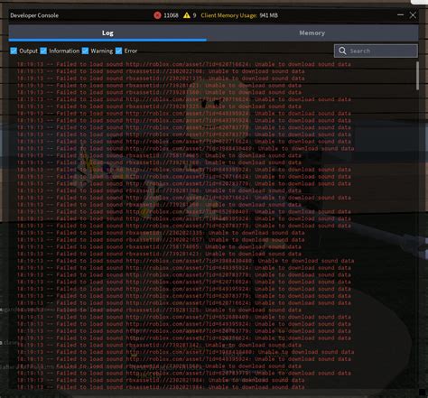 Most Audio Is Not Loading In Game Failed To Load Sound Rbxassetid