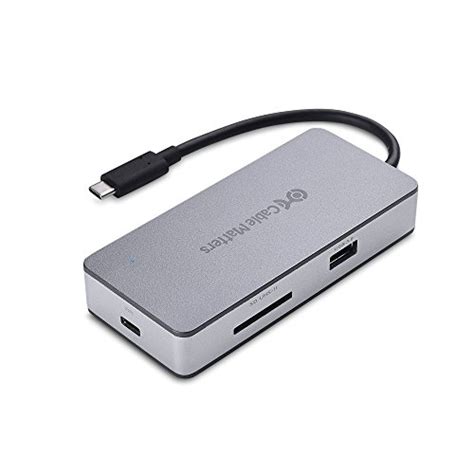 Cable Matters Usb C Multiport Adapter Usb C Hub With Hdmi K Uhs Ii Card Reader Usb